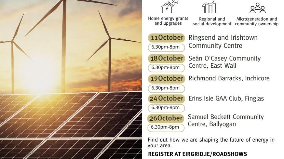 EIRGRID Energy Citizens Roadshows in Dublin this October | The Wheel